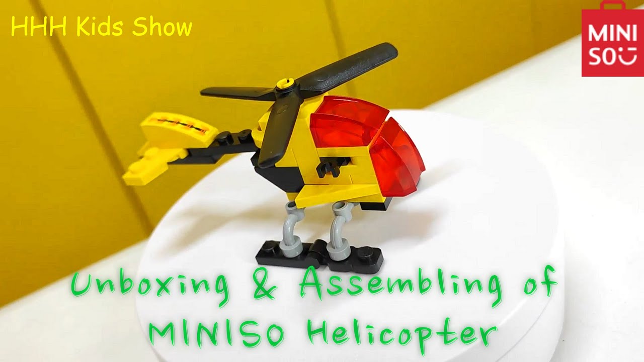 Unboxing and Assembling of MINISO Building Block Helicopter 🚁 ...
