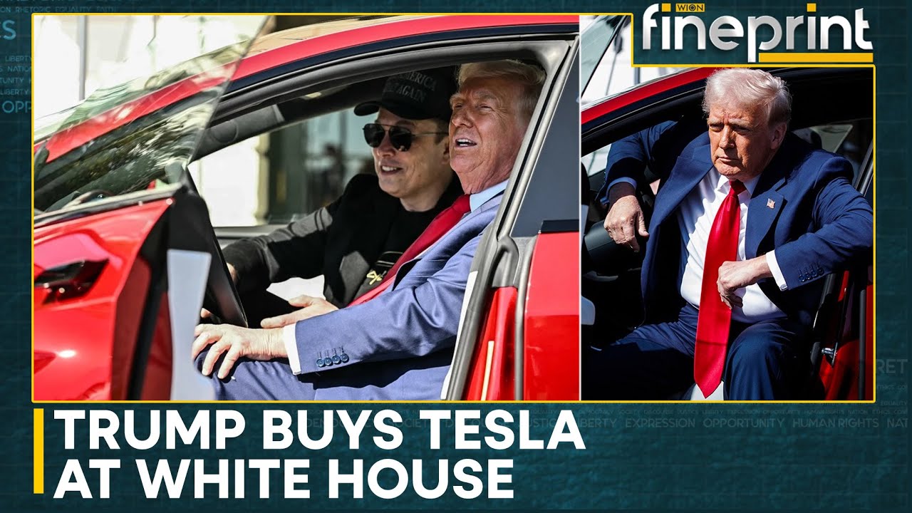 Trump Turns White House Lawn Into A Tesla Showroom, Tesla Loses $127 ...