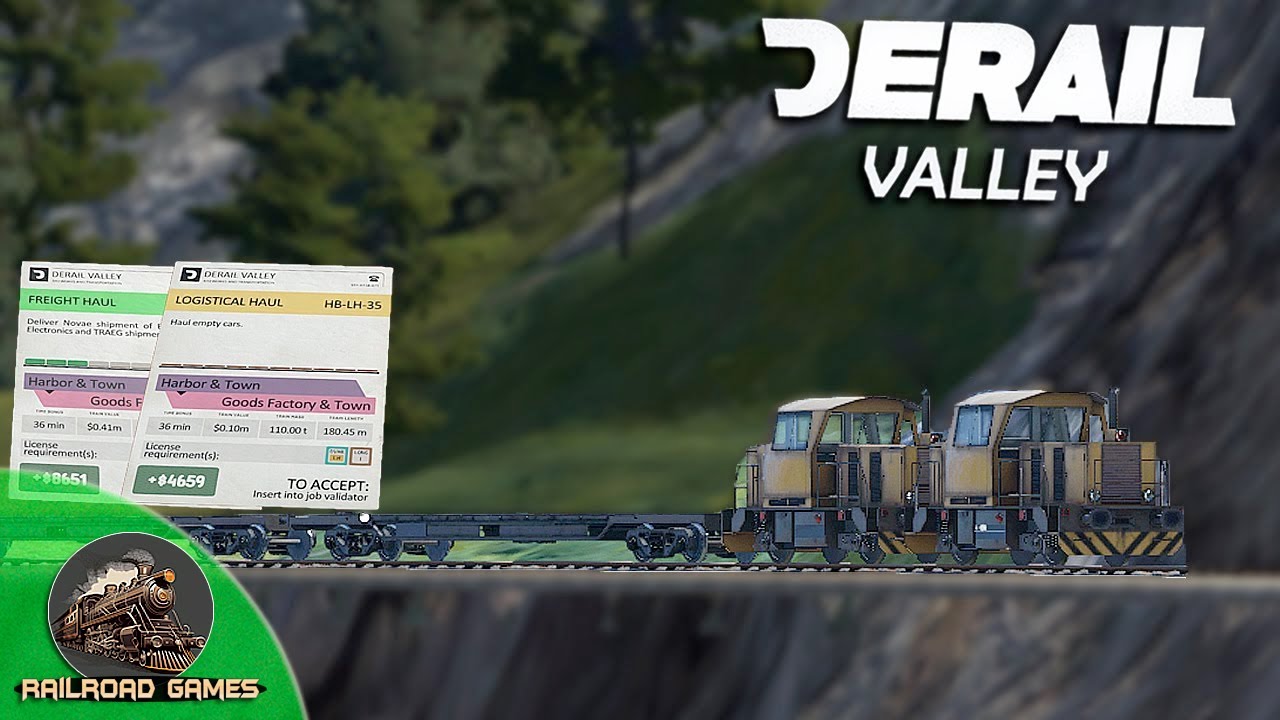 Derail Valley railroad games work day 31 (Train Simulator) - YouTube