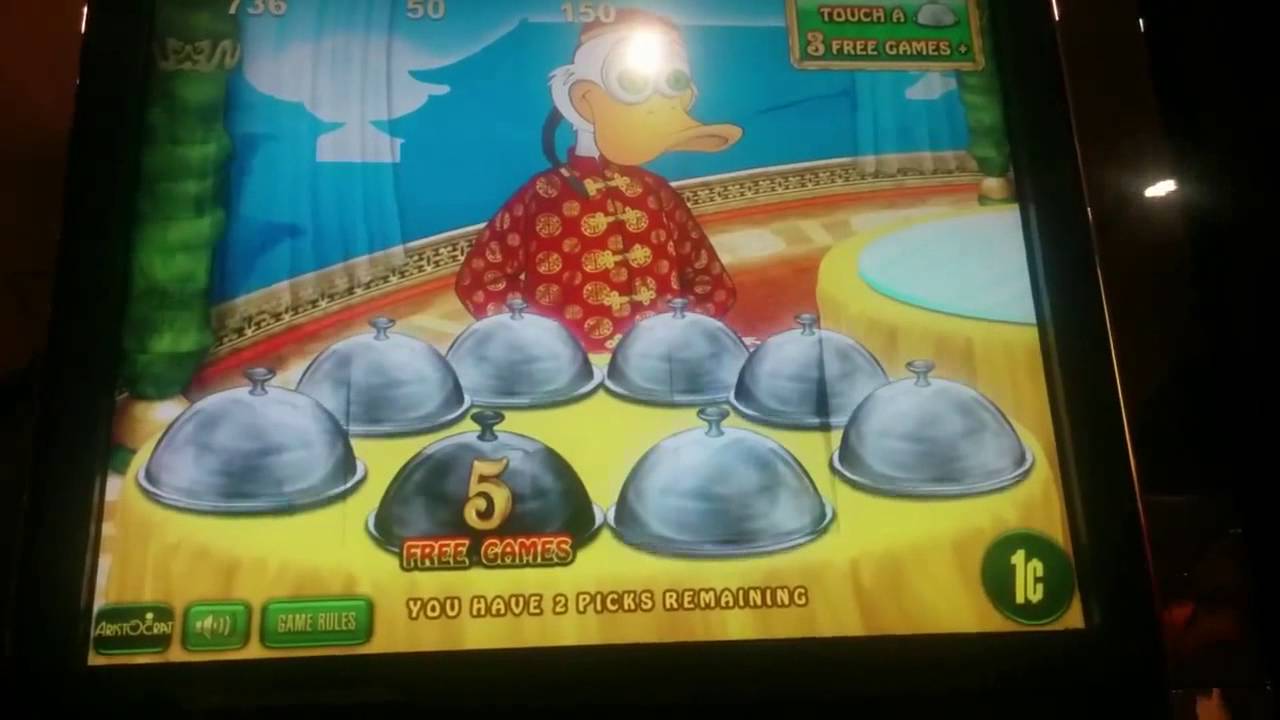 Aristocrat Peeking Duck Slot Machine Bonus (2 clips) - YouTube