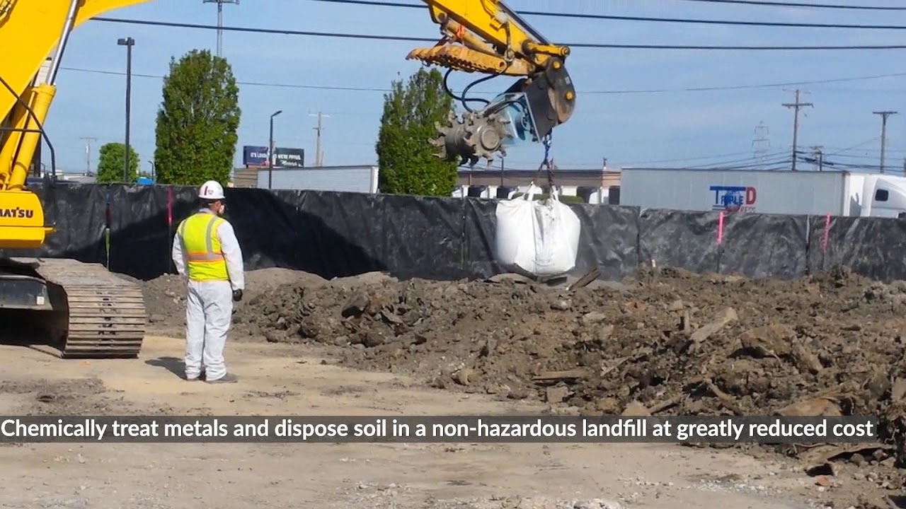 Contaminated Soil Fixation of Heavy Metals - YouTube