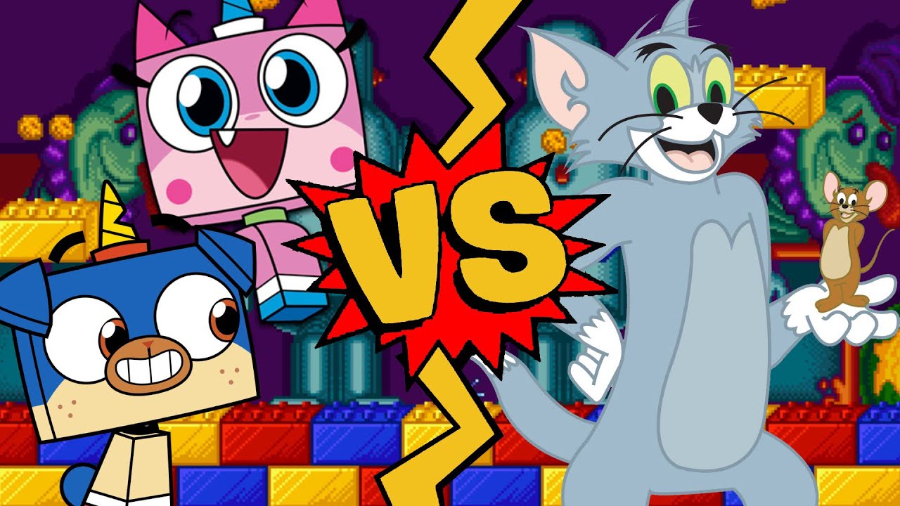 M.U.G.E.N. Battles | Unikitty/Puppycorn vs Tom/Jerry | Unikitty! vs Tom ...