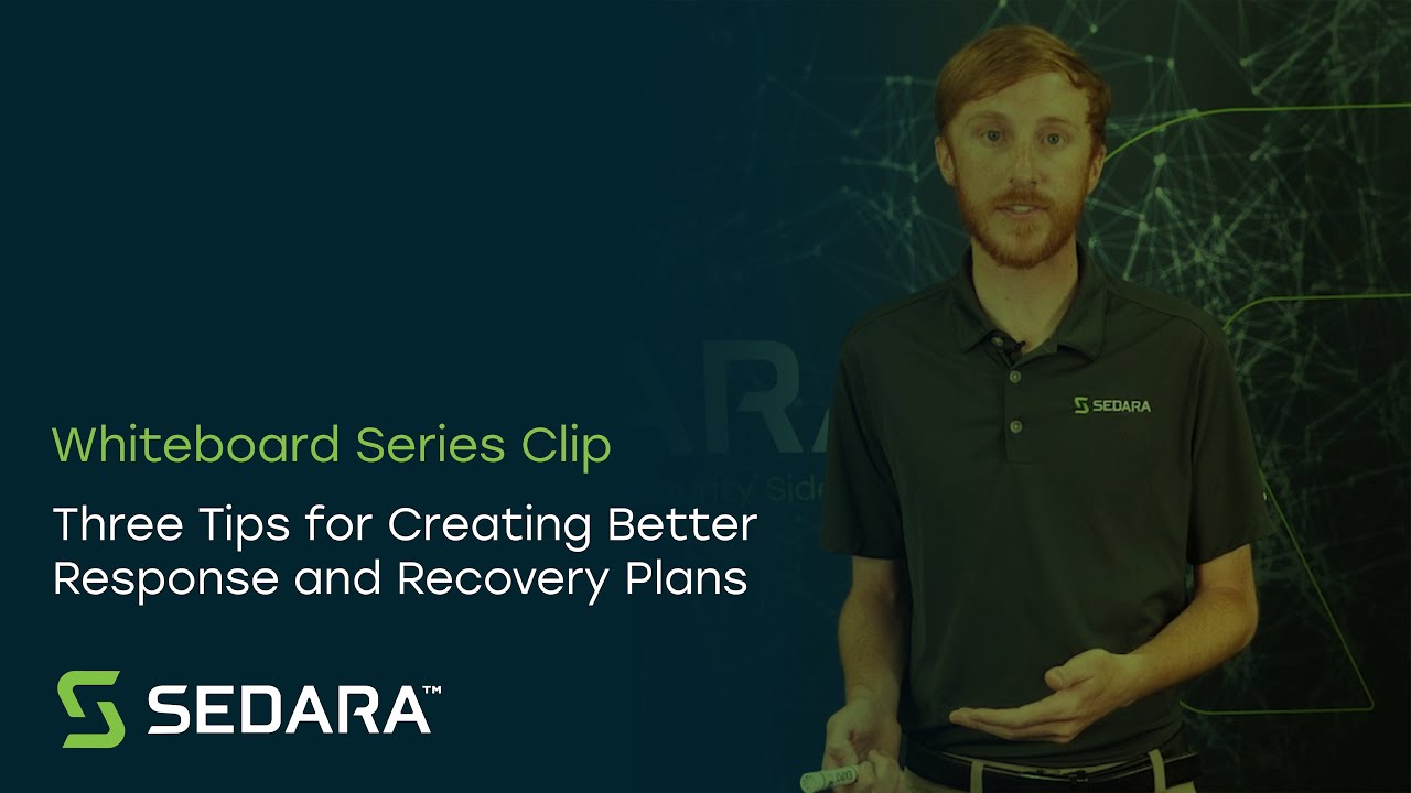 Three Tips for Creating Better Response and Recovery Plans - YouTube