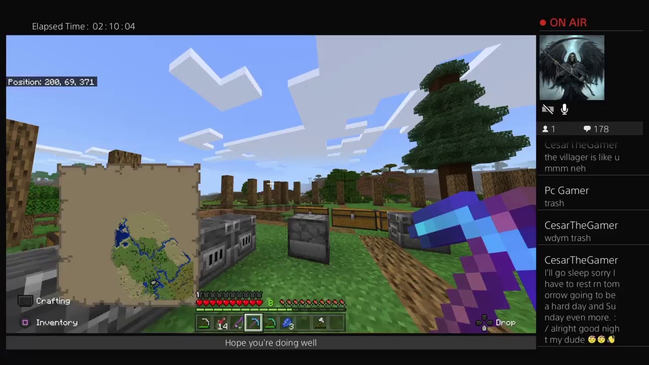 Minecraft Bedrock On Singleplayer Survival | Going For A Maxed Pickaxe ...