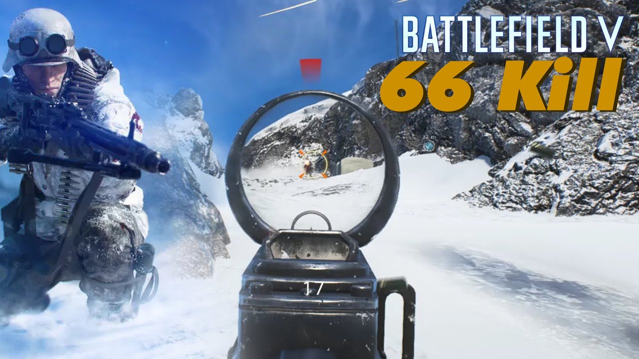 Battlefield5 - Map FJELL 652 - Conquest - 66 Kill #gameplay - YouTube