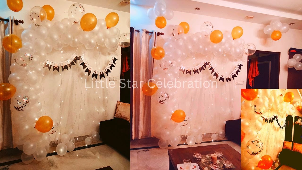 Backdrop Decoration for Birthday Noida, Nagpur, Goa | Surprise bday ...