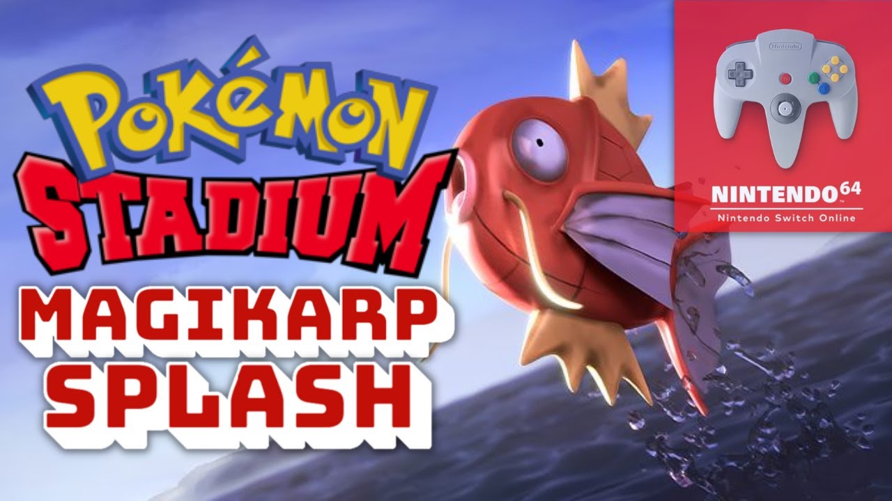 Pokemon Stadium N⁶⁴ - Magikarp Splash - Kids Club - YouTube