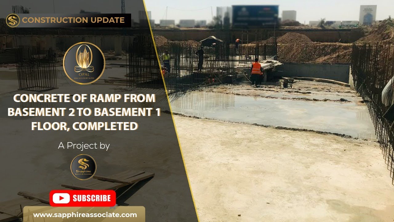 Concrete Ramp Basement 2 to Basement 1, Update, 12 Mar, Opal Mall ...