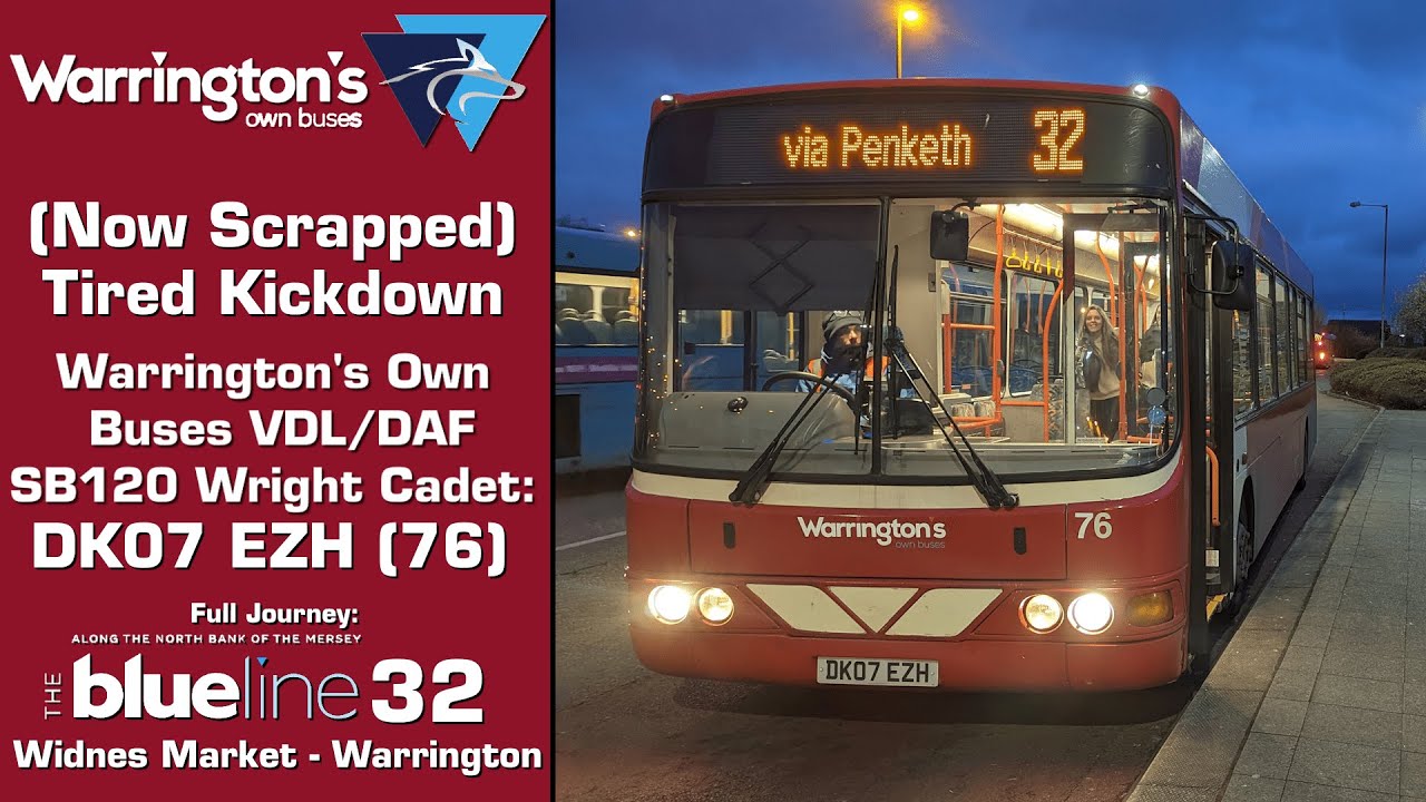 (Now Scrapped) Warrington's Own Buses VDL SB120 Wright Cadet: DK07 EZH ...