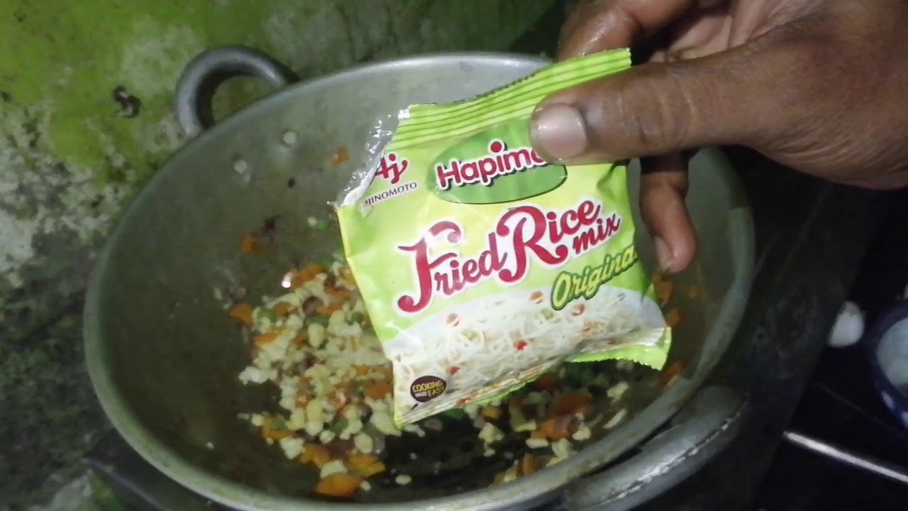 Egg fried rice #hapima - YouTube