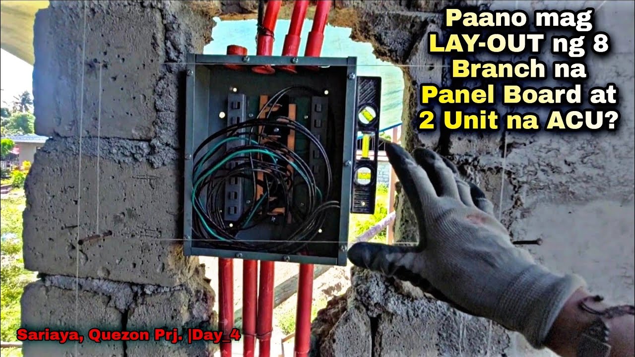 Paano mag LAY-OUT ng 8 Branch na Panel Board at 2 Unit na ACU? |Day_4 ...