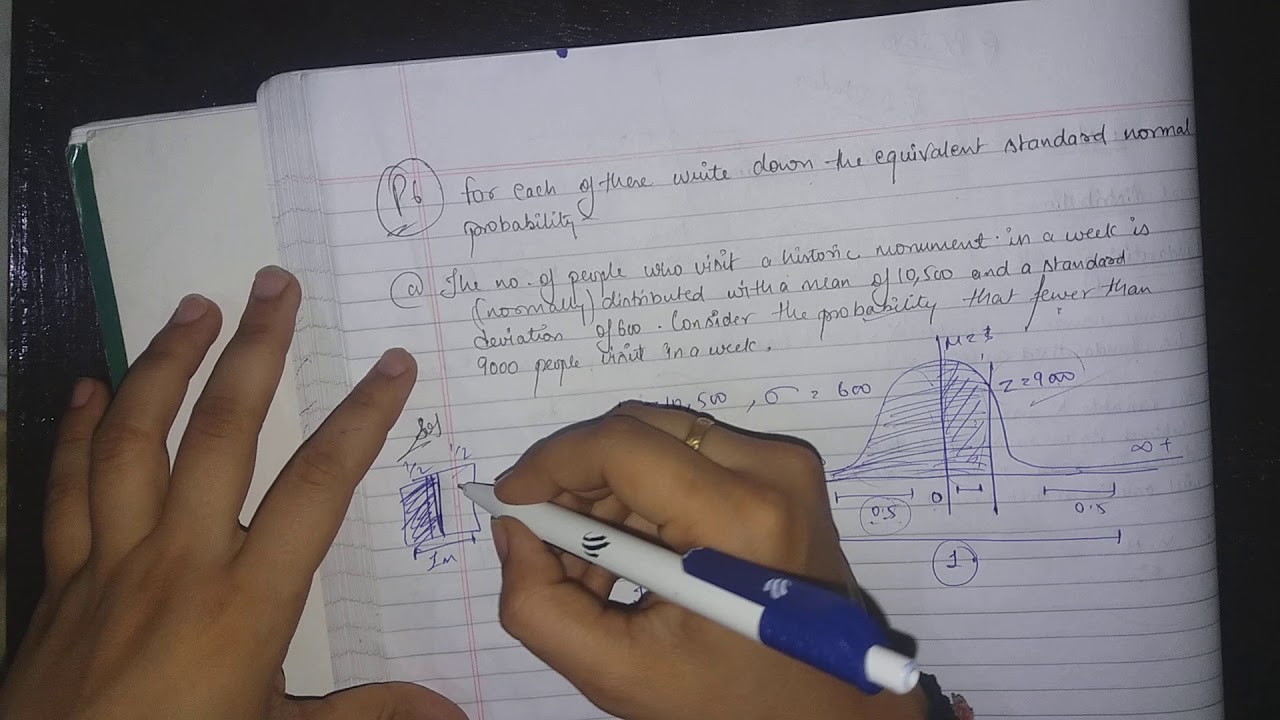 Normal Distribution | Problem-6 | Most important | Bcs40 | 4rth Semester - YouTube