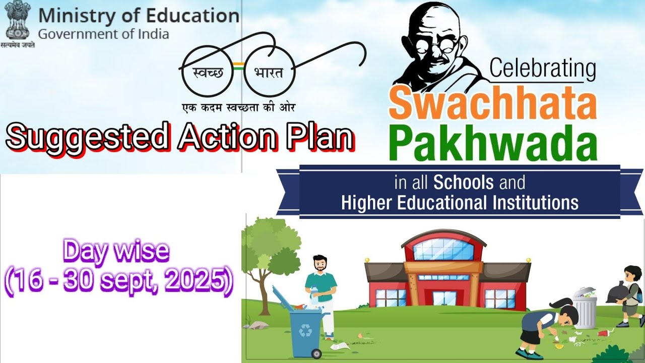Swachhta Pakhwada 2025 | Suggestive Action Plan for School by Ministry ...