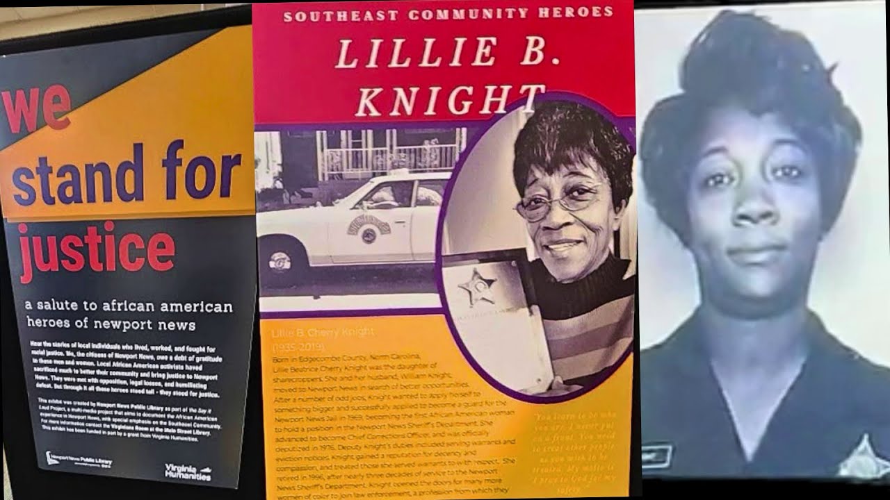 First African American woman deputy in Newport News -Lillie B. Knight - YouTube