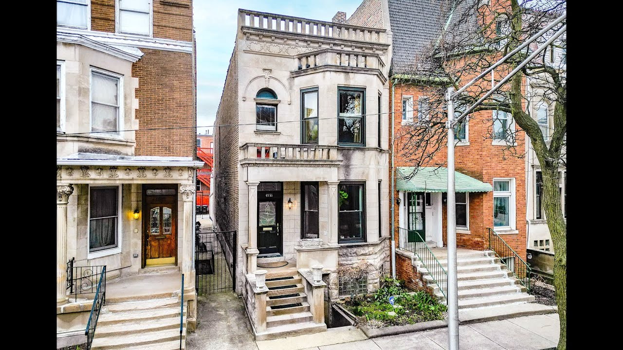 Chicago Greystone Home Tour | Historic Architecture in Grand Boulevard ...