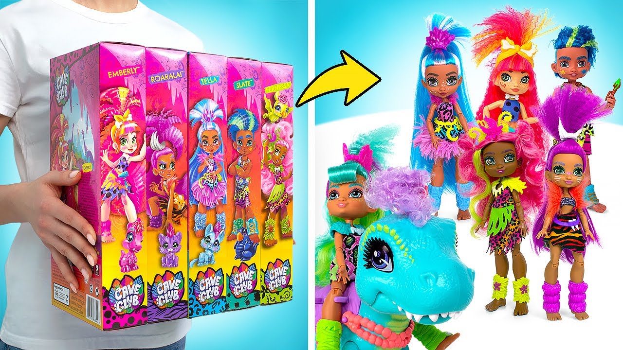 Добро пожаловать в доисторическую жизнь! || Распаковка Cave Club ...