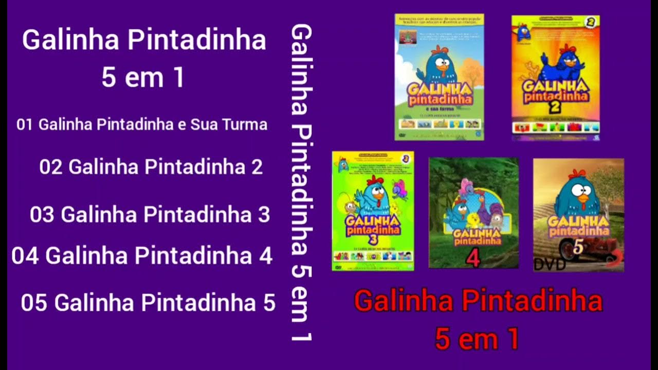 Capa DVD Galinha pintadinha (5 em 1) - YouTube