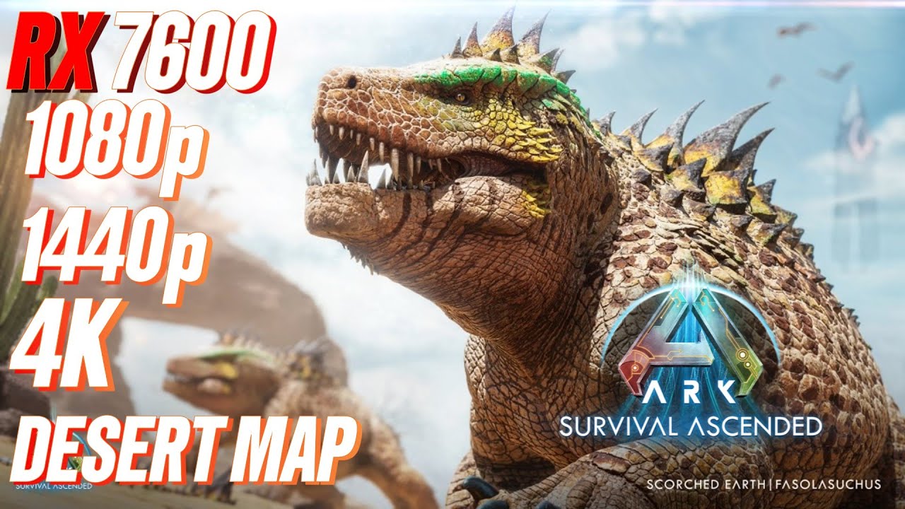 ARK Survival Ascended RX 7600 FPS TEST | RX 7600 & i5 12400F Benchmark ...