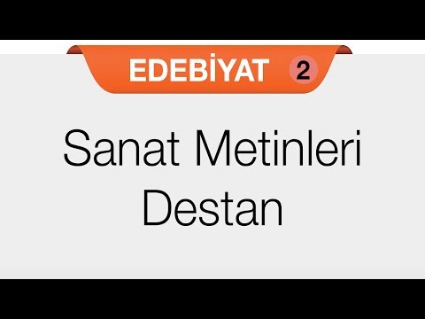 Sanat Metinleri - Destan