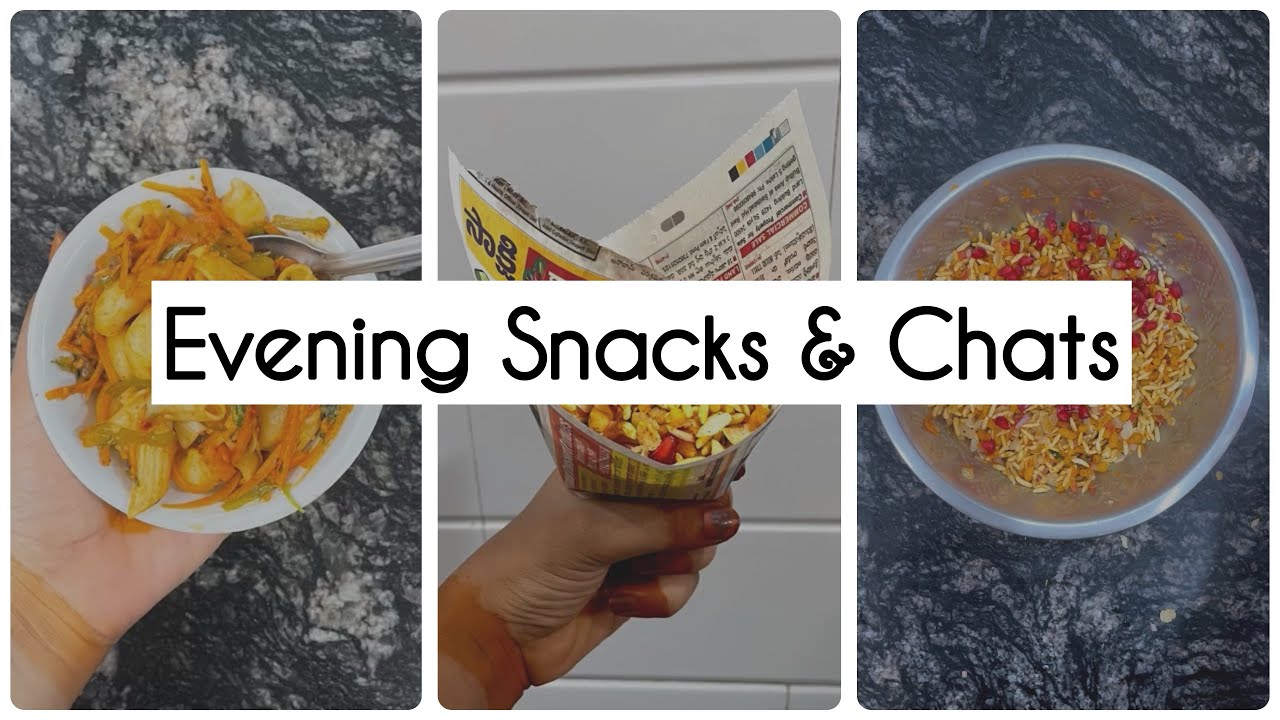 Evening Snacks & Chats • 4 Recipes • Pasta, Murmur Chat,Veggie Maggi ...