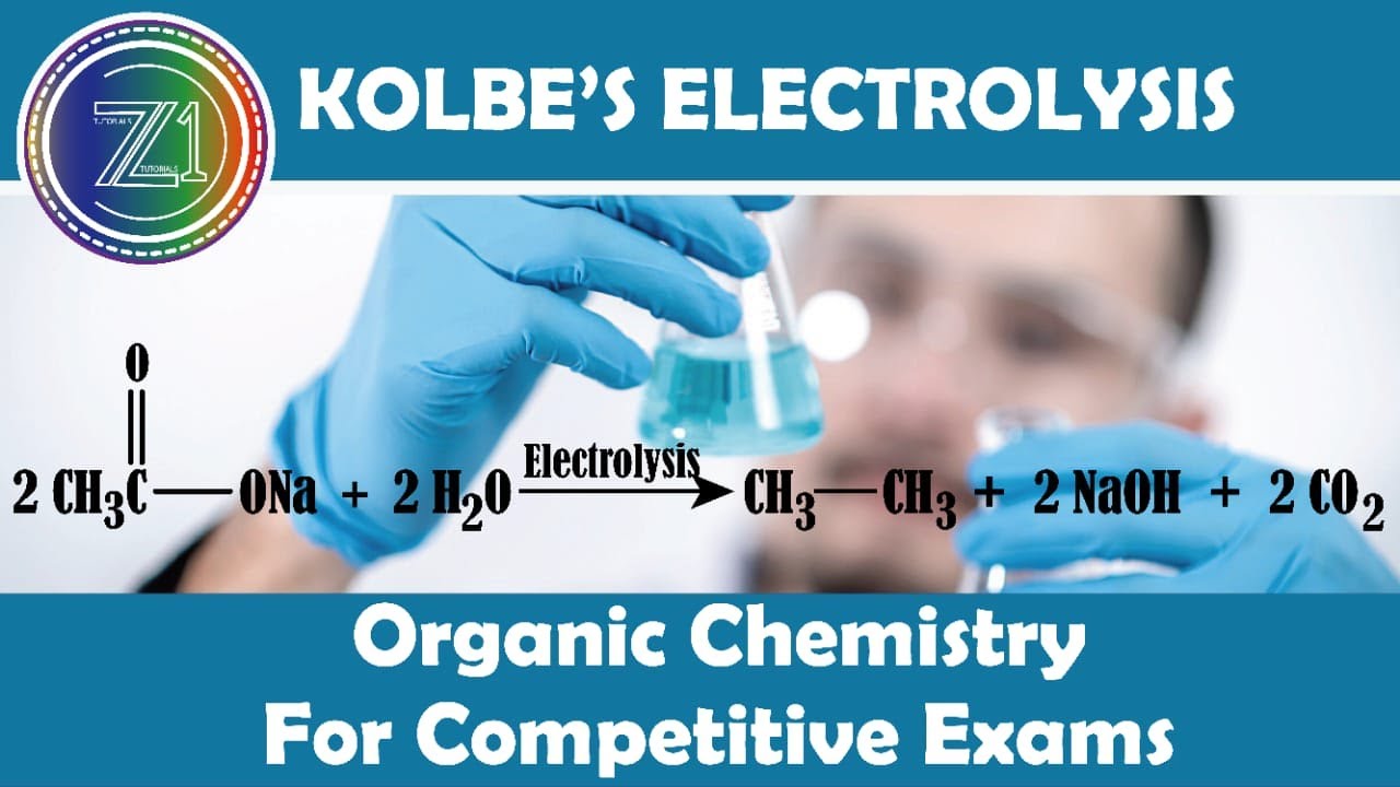 Kolbe's Electrolysis - preparation of alkanes | Organic Chemistry | JEE ...