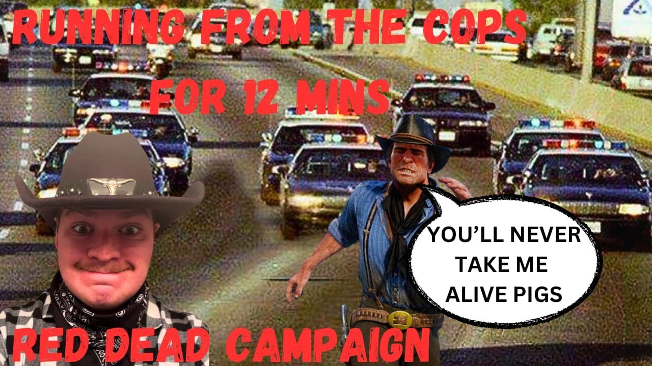 RUNNING FROM THE COPS FOR 10 MINS!!! - YouTube