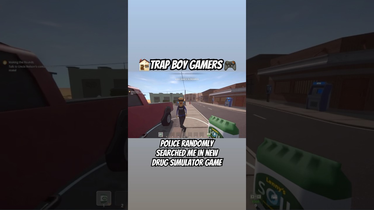 Police randomly searched me in new drug simulator game - YouTube