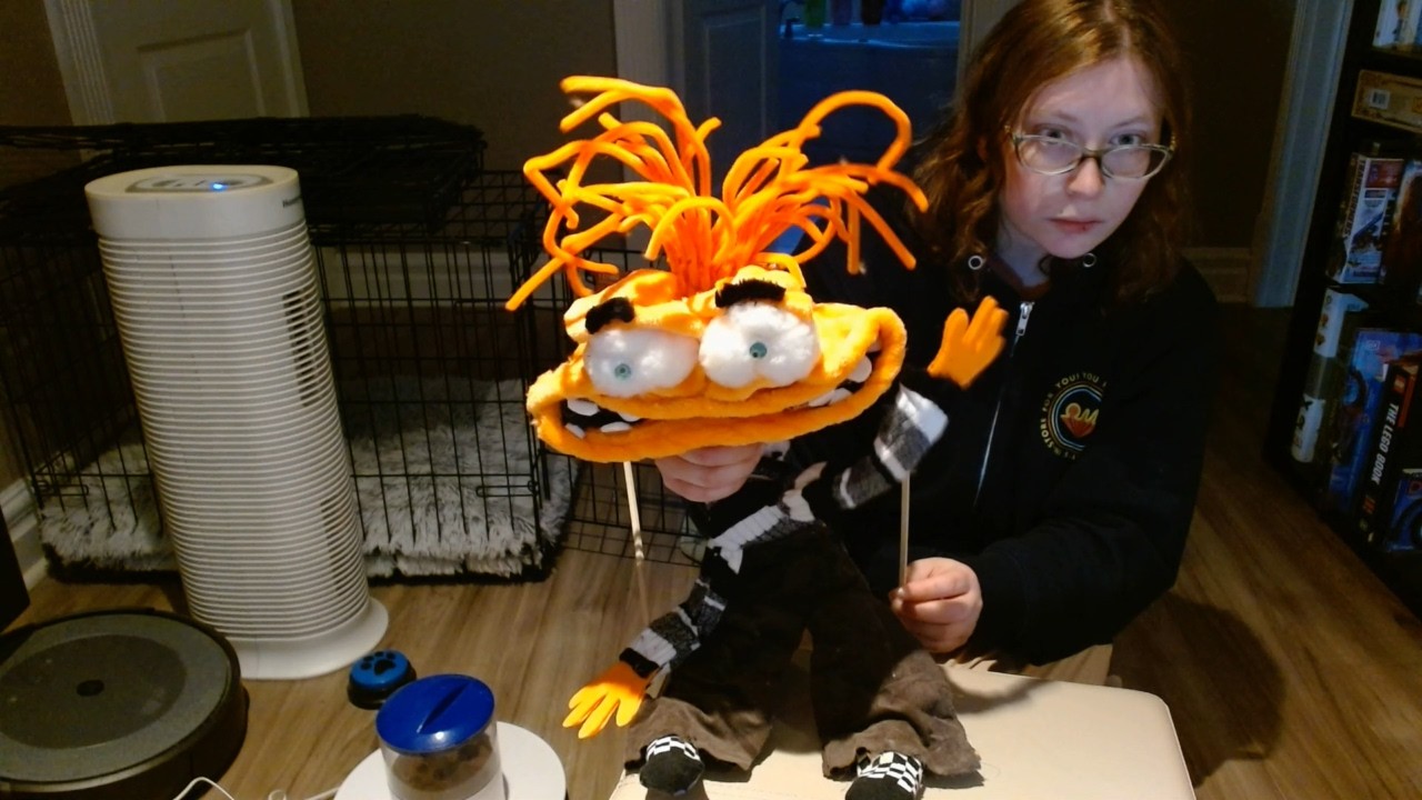 Anxiety Puppet from Inside Out 2 - YouTube