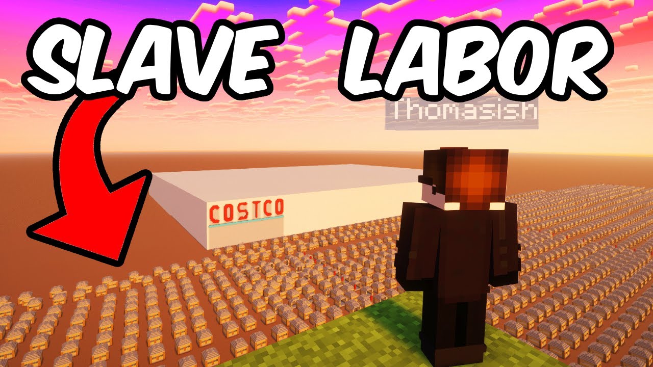 Building An INFINITE Costco In Minecraft!!! - YouTube