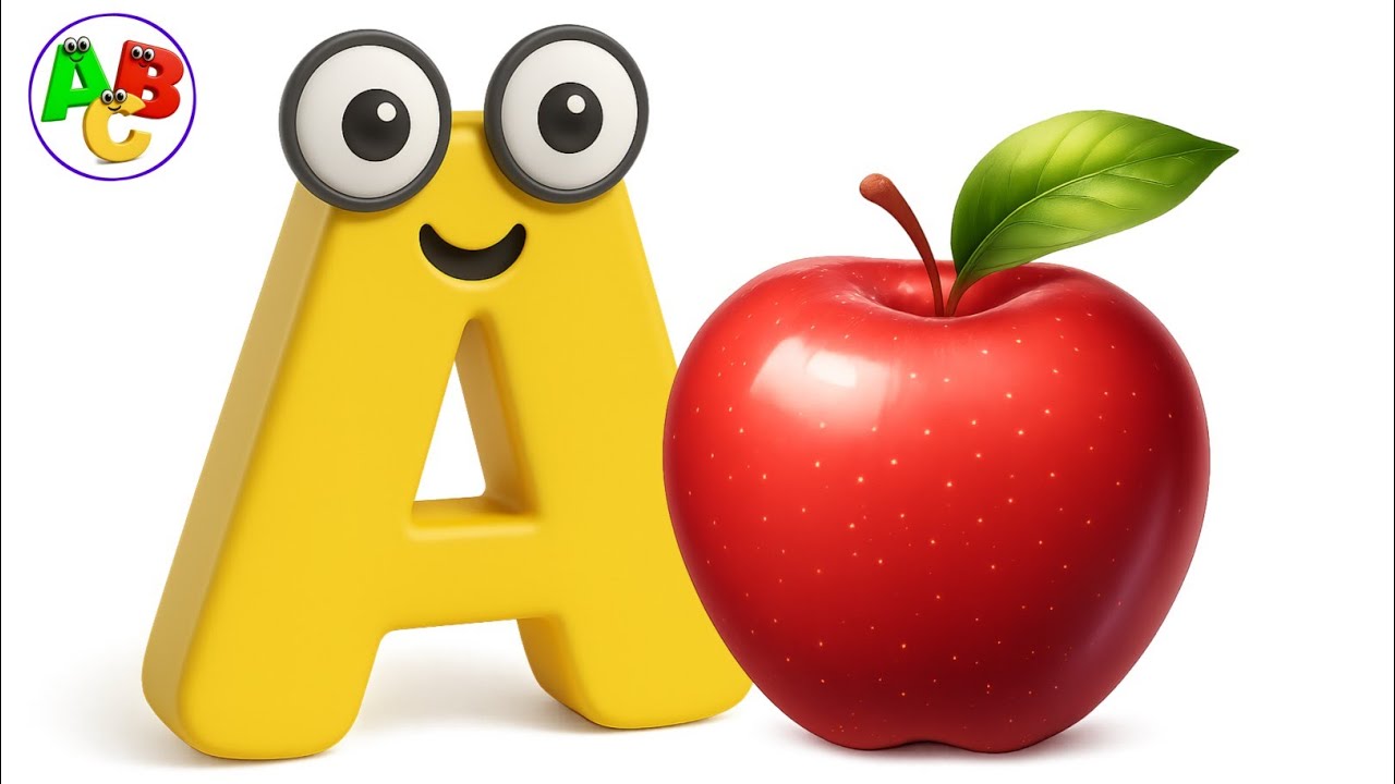 ABC Phonics Song for Kids 🎵 | A for Apple 🍏 to Z for Zebra 🦓 | Learn ...