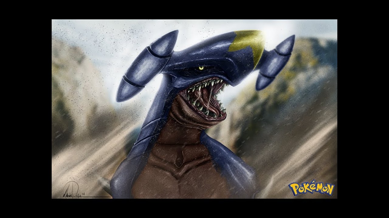 Garchomp Pokemon Speed Painting - YouTube