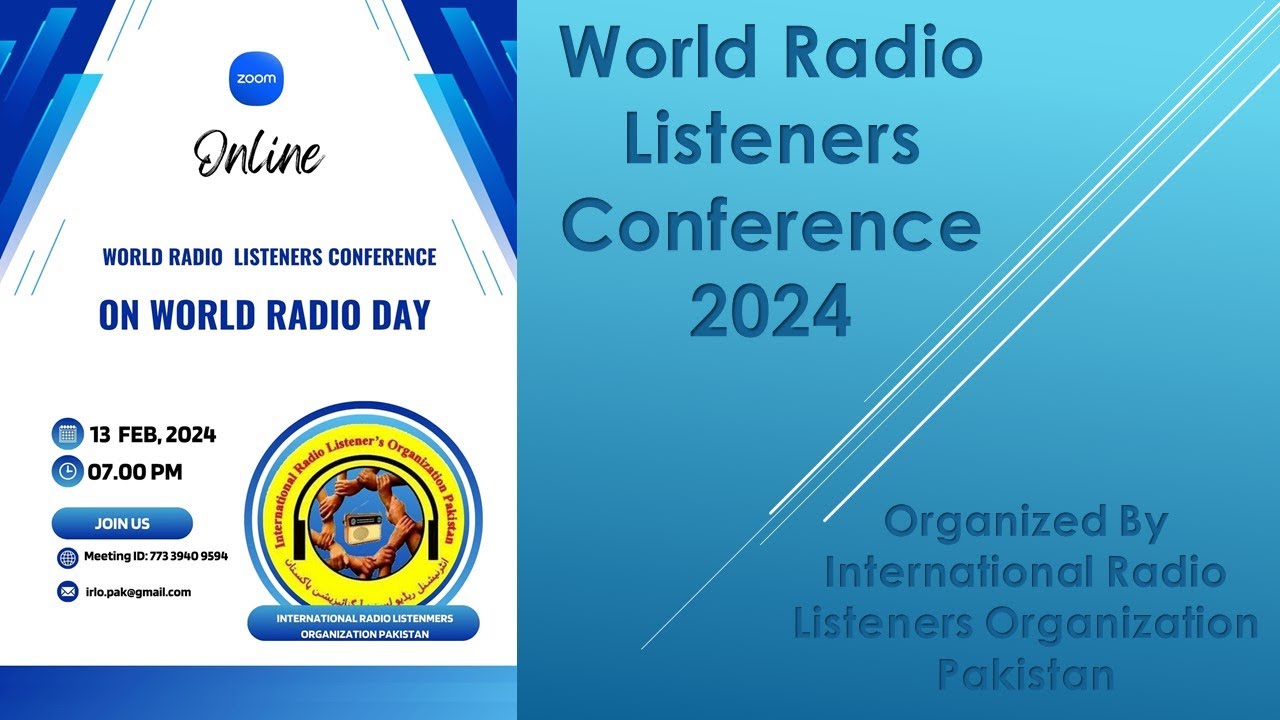 World Radio Listeners Conference 2024 | Organized by IRLO | On World ...