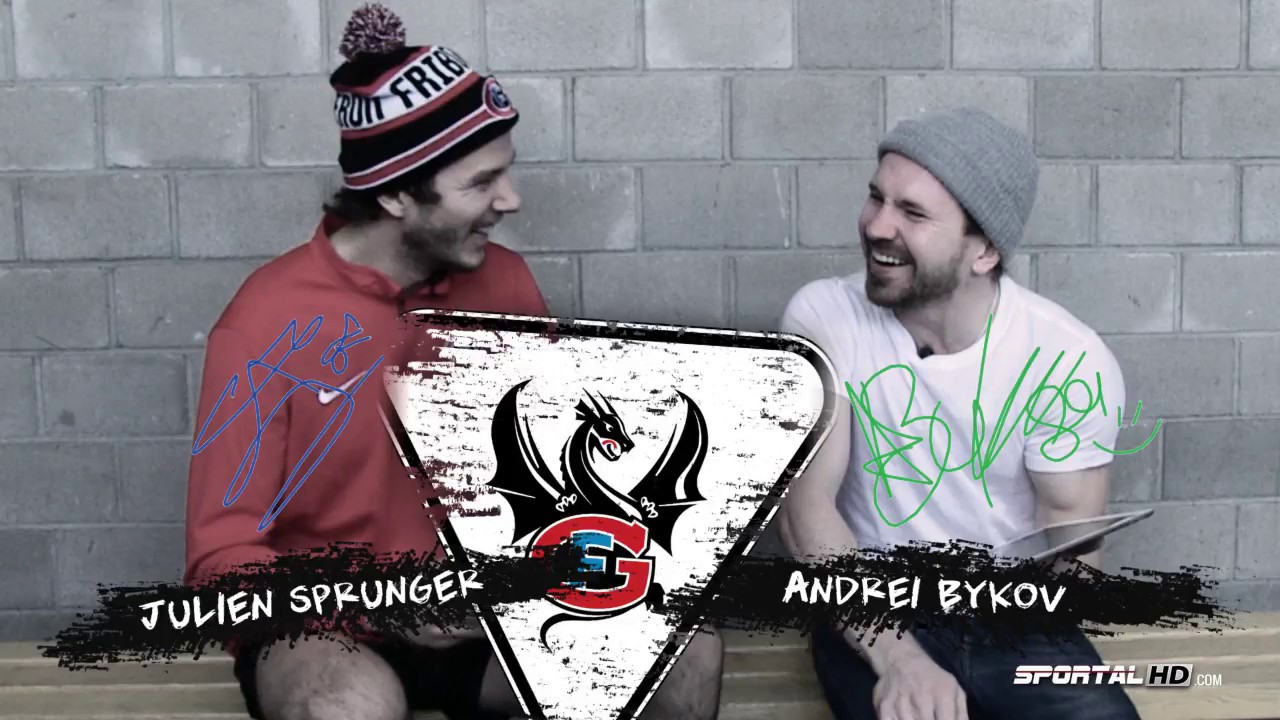 The Draw Challenge: Julien Sprunger & Andrei Bykov (HC Fribourg ...