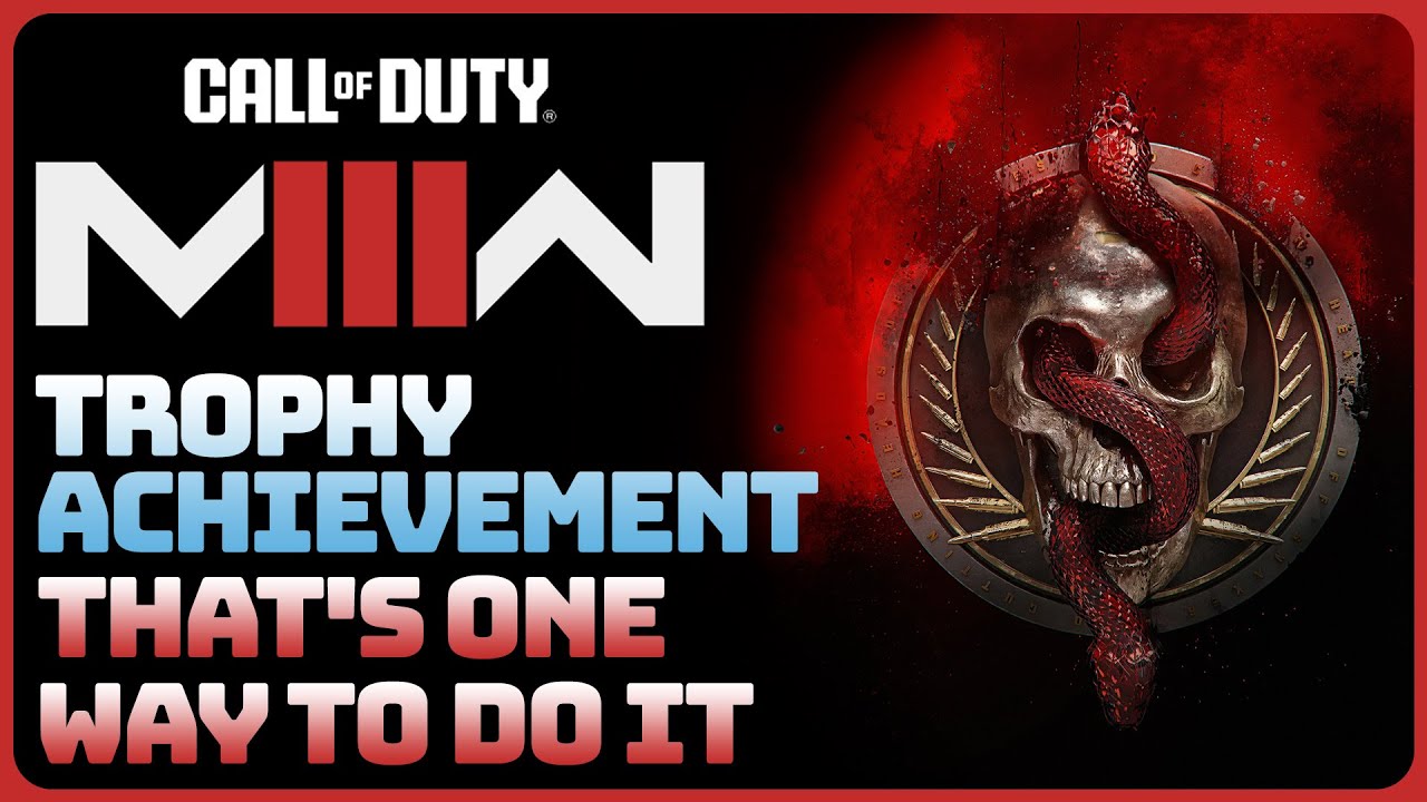 Call of Duty: Modern Warfare 3 - That's One Way To Do It (Trophy ...