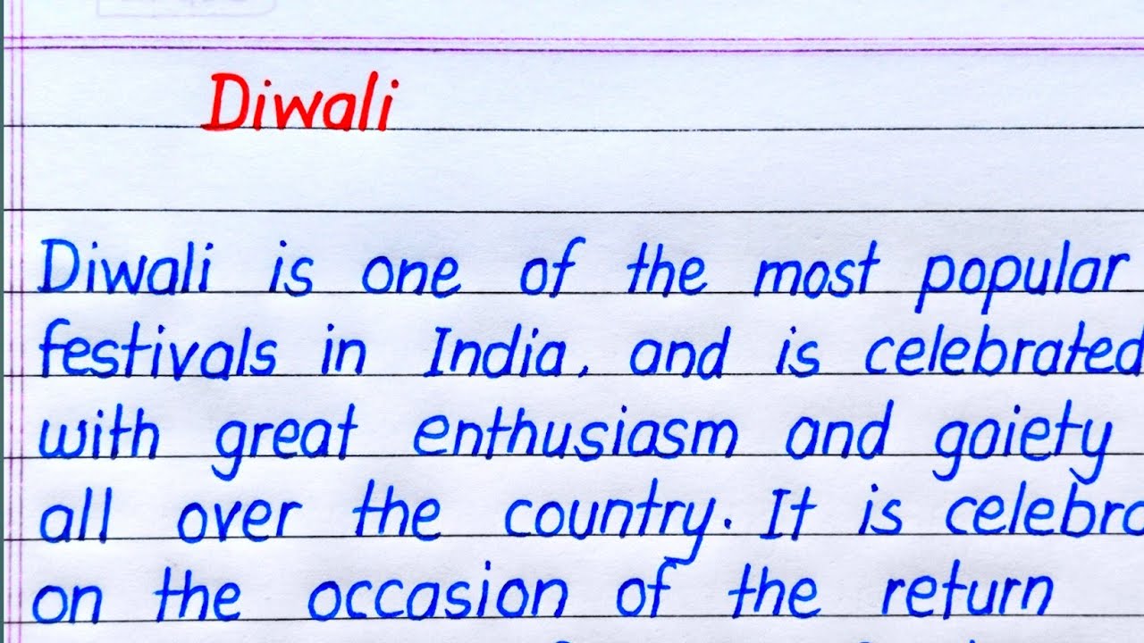 Diwali Essay in English || Essay on Diwali in English || Paragraph on ...