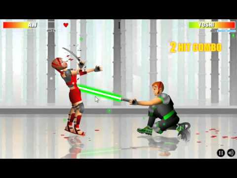 флеш игра Dead Samurai Samurai Sword Duel - YouTube