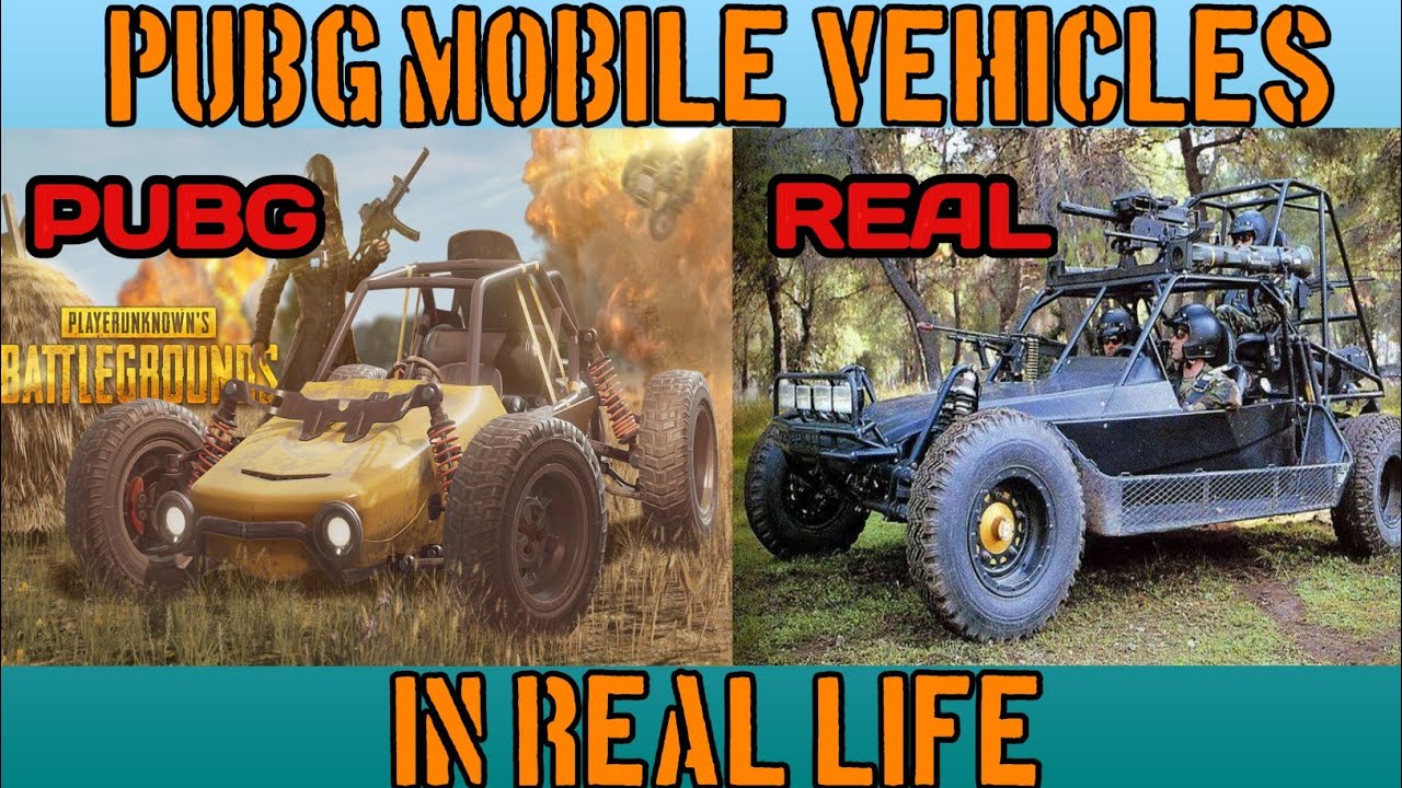 PUBG MOBILE VEHICLES IN REAL LIFE || PUBG MOBILE VEHICLES || PUBG ...
