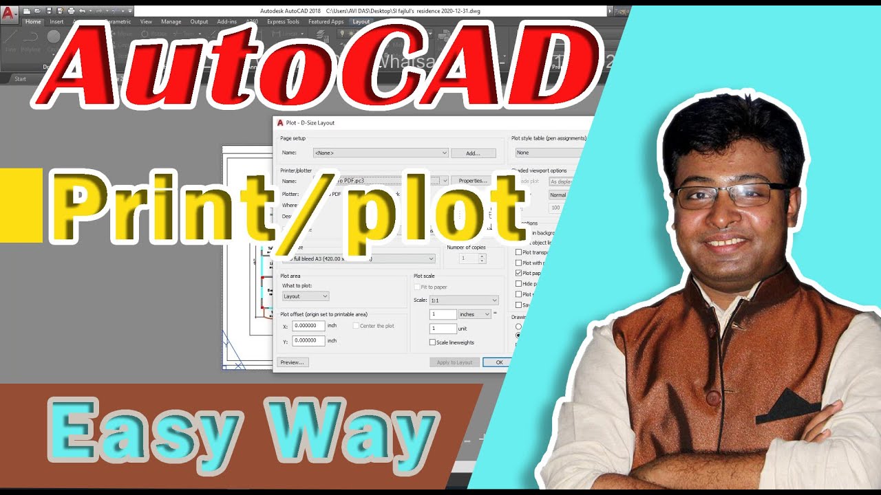 AutoCAD Layout Scale for Print, Plot And pdf As Professional and Easy ...