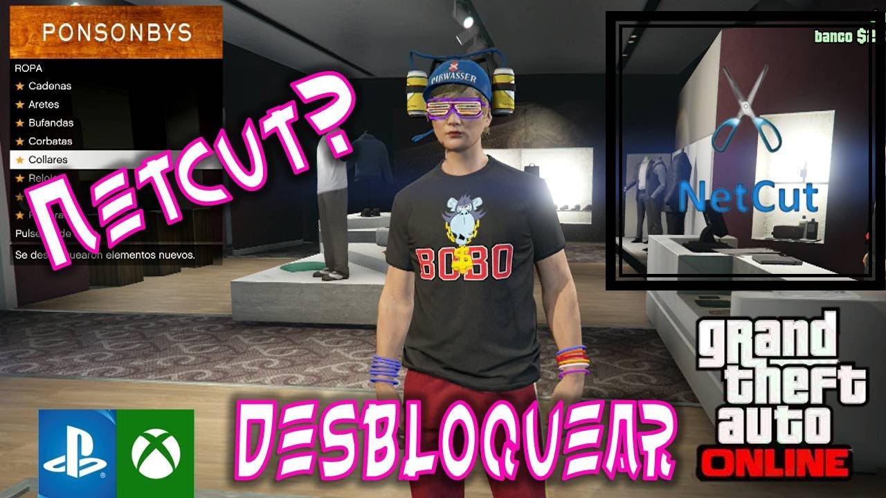 NETCUT? DESBLOQUEAR TODO LO EXCLUSIVO + HABLANDO SOBRE NETCUT GTA V ...