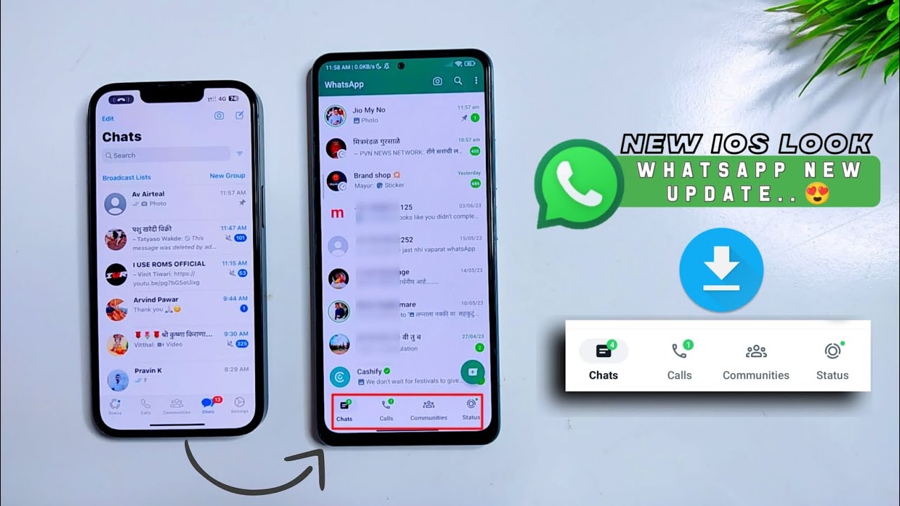 Officially Android Whatsapp Ios Ui New Update For Beta Users How