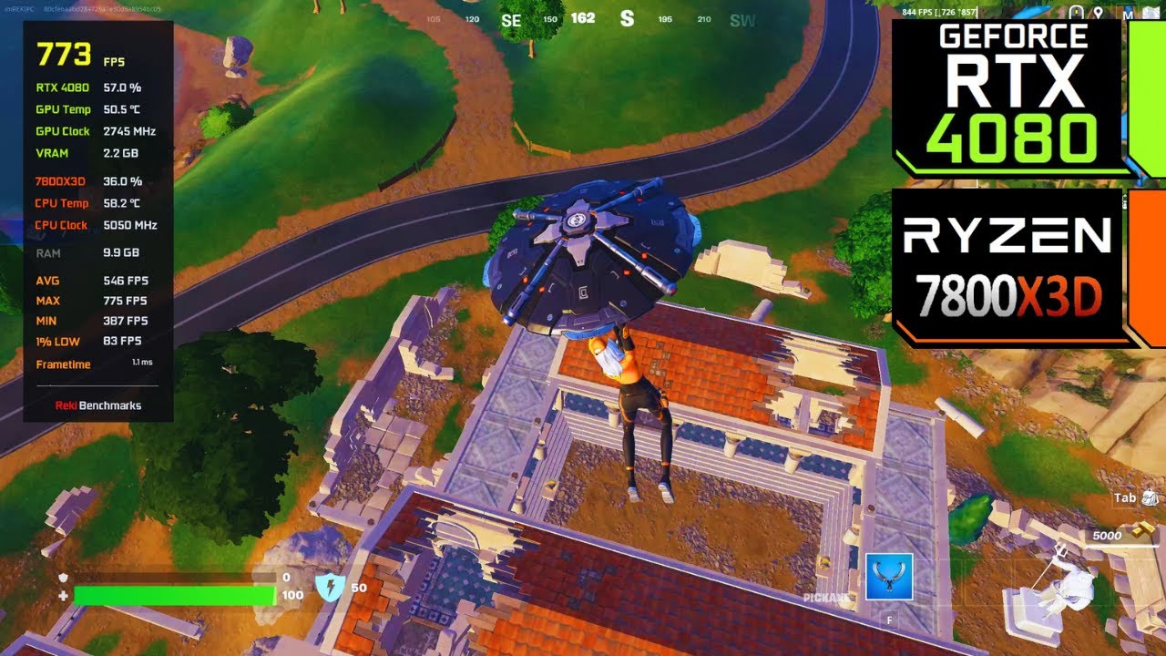 Fortnite Performance Mode l RTX 4080 + Ryzen 7 7800X3D l 1440p Chapter ...