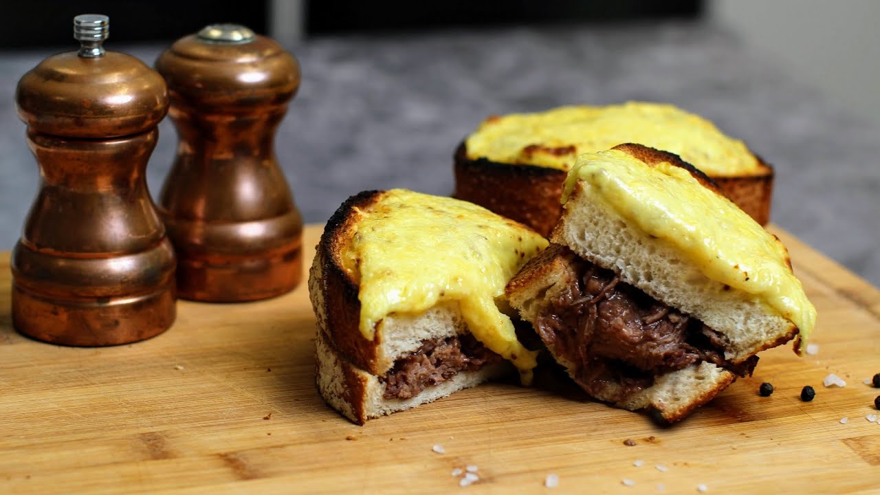 How to make Beef Croque Monsieur | Pulled Beef Croque Monsieur Recipe ...