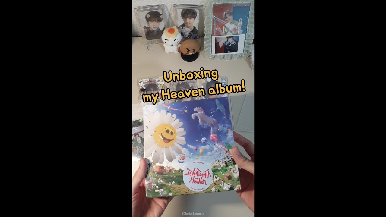 Unboxing Seventeen Heaven Album! - YouTube
