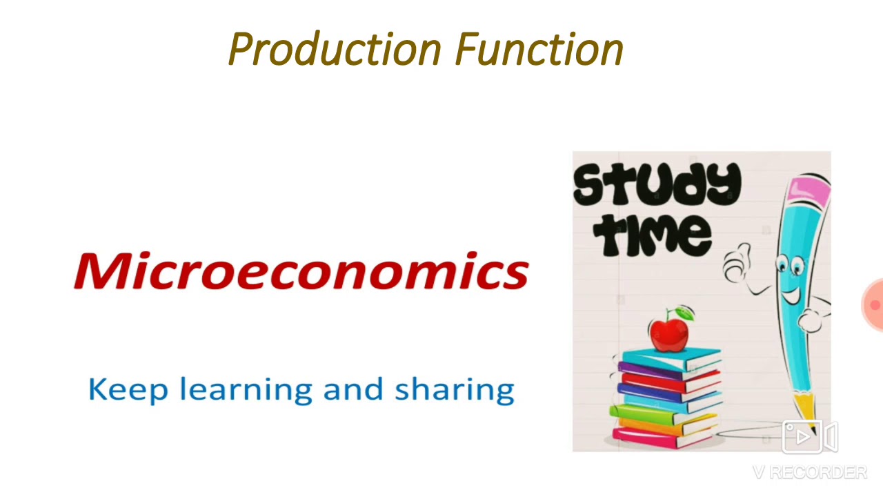 Microeconomics production function - YouTube