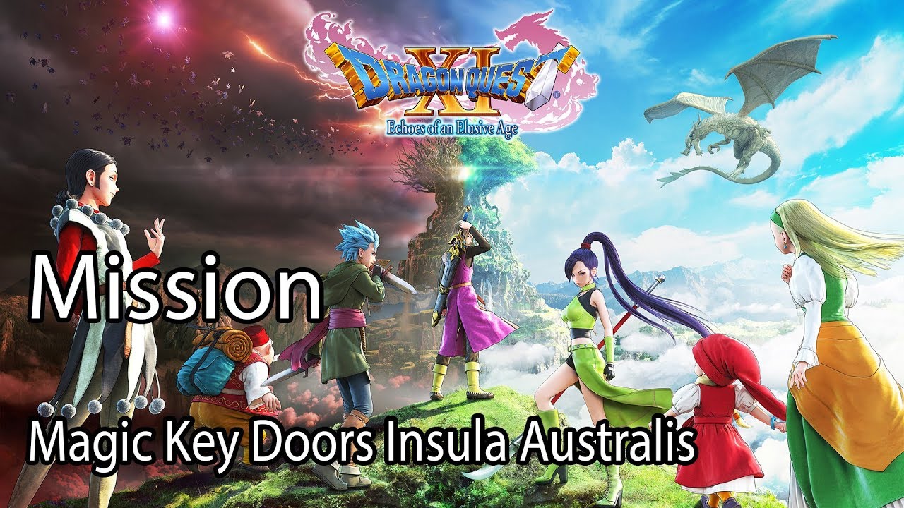 Dragon Quest XI Mission Magic Key Doors Insula Australis - YouTube