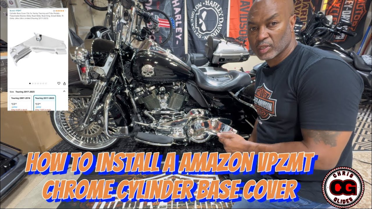 How to install an Amazon VPTMC Chrome Cylinder Base Cover on a 23 ...