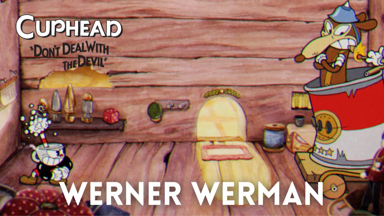 Cuphead - Walkthrough 4K 60FPS HDR - Werner Werman (No Damage) - YouTube