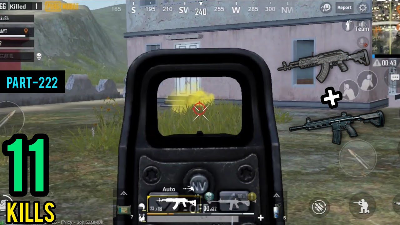 M762 + M416 Is Best Combination | Squad | Erangel Gameplay | PUBG Mobile - AkhiLesh YT - YouTube