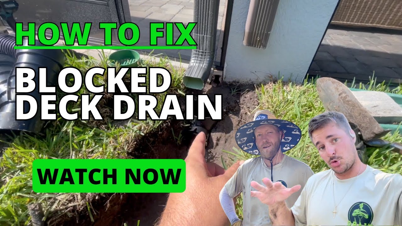 Fixing a Flooding Pool Deck | DIY Tutorial - YouTube