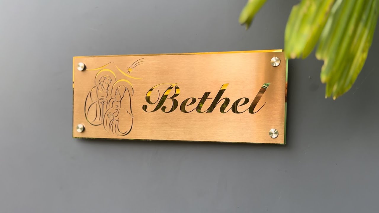 Premium Quality House Name Boards - YouTube